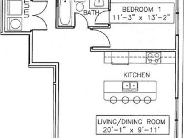 Midtown Lofts 3 Bedroom 2 Bath