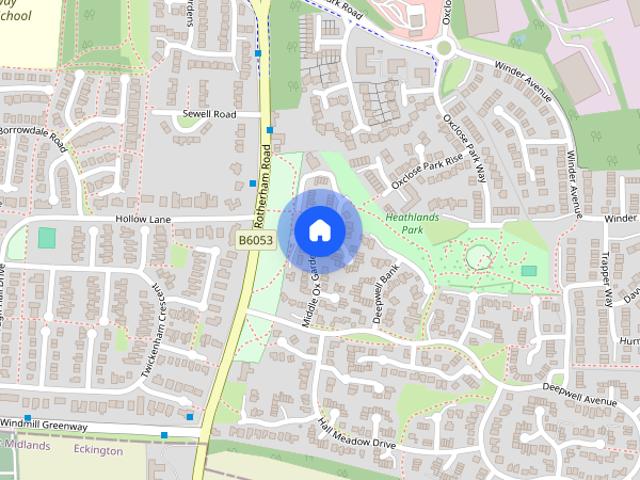 Middle Ox Gardens, Halfway, S20