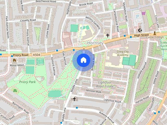 Middle Lane, Crouch End, London, N8