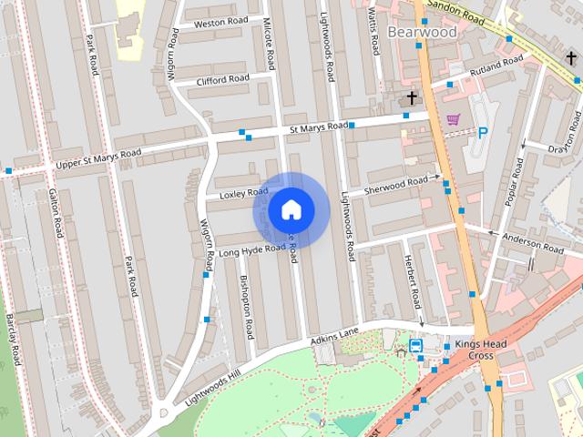 Milcote Road, Bearwood