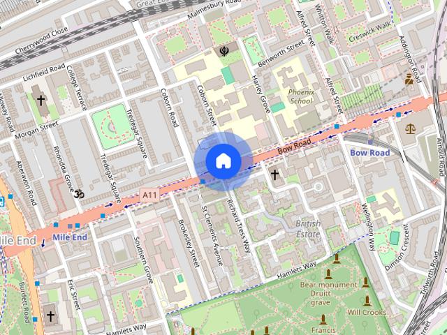 Mile End Road, Bow, London, E3