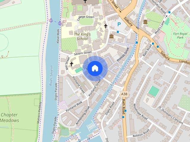 Mill Street, Diglis, Worcester, WR1