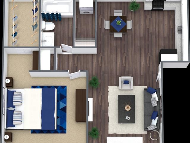 Millennium Dallas Apartments 1 Bedroom Apartment for Rent at 9180 Forest Ln, Dallas, TX 75243