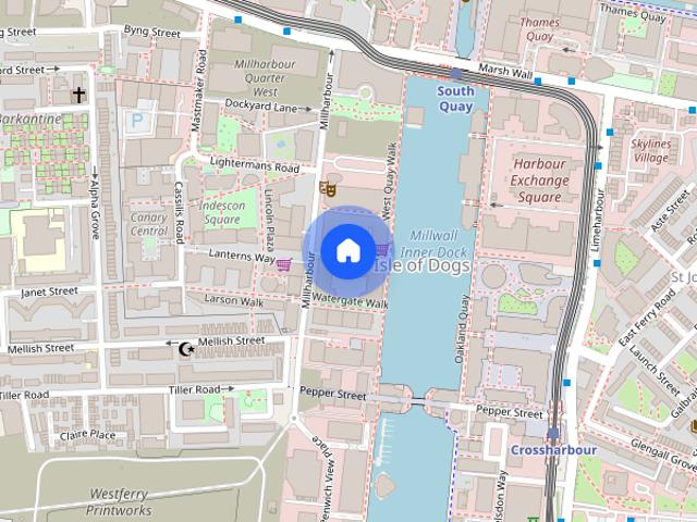 Millharbour, Canary Wharf, London, E14