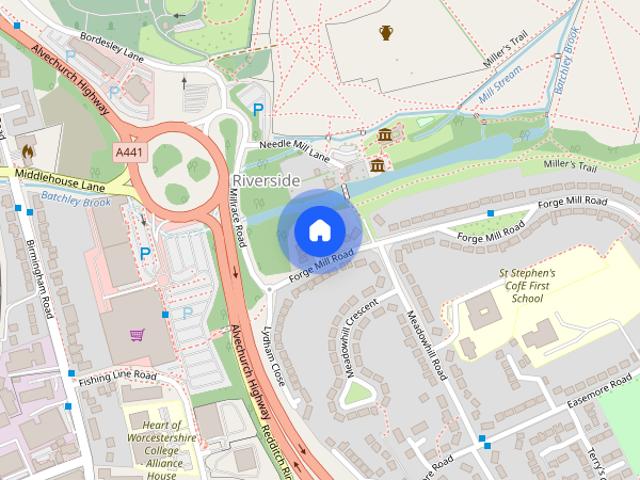 Millrace Road, Redditch, Worcestershire, B98