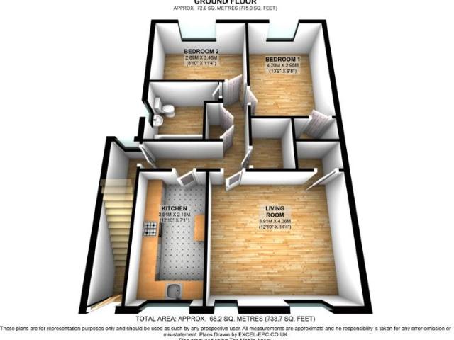 Milsey Court, North Berwick EH39 2 bed apartment to rent £1,175 pcm £271 pw