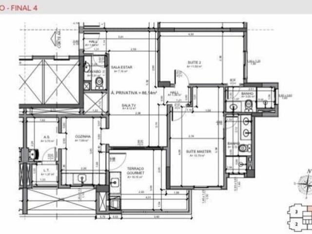 Mirai Patriani 91m2 2 Suítes,Lavabo,Sala,Cozinha,2 Vagas,Varanda Gourmet,Deposito