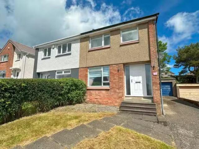 Mirren Drive, Duntocher 3 bed semi detached house for sale £.