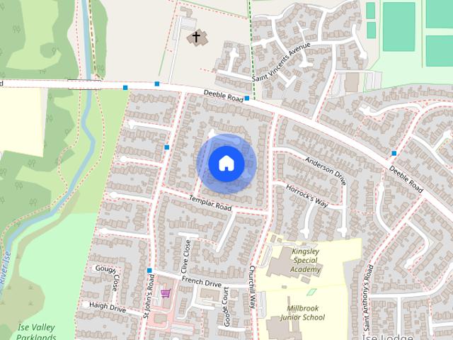 Montcalm Close, Kettering