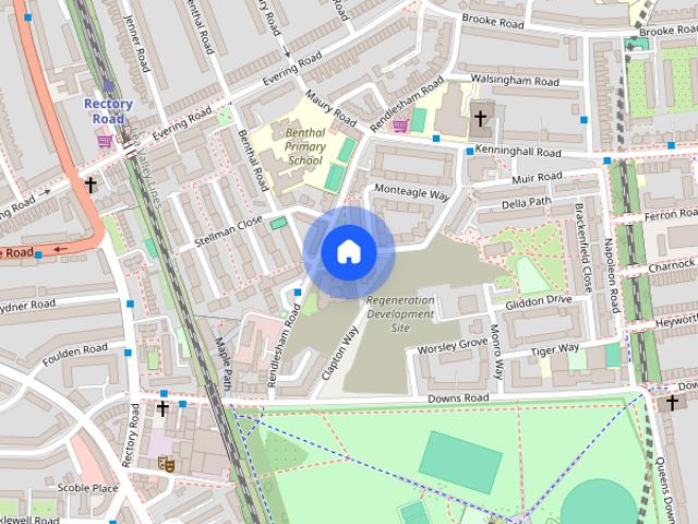 Monteagle Way, Rectory Rail, Lower Clapton, Hackney, London, E5