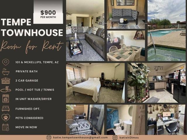 Month to month room in Tempe
