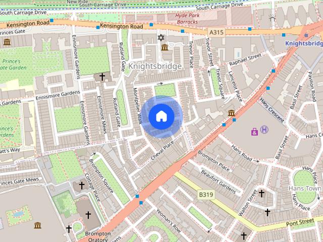Montpelier Place, Knightsbridge, London, SW7
