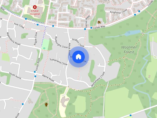 Montrose Close, Whitehill, Bordon