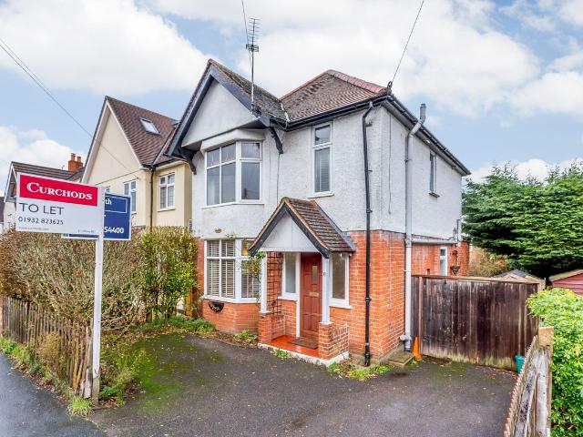 Monument Road, Weybridge KT13, 3 bed detached house to rent, £2,650 pcm | PrimeLocation