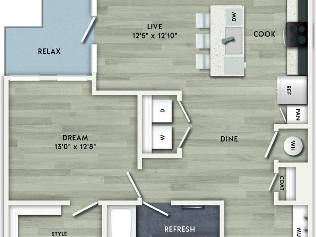 Monarch at The Avenue 1 Bedroom Apartment for Rent at 1424 Bliss Ave, Allen, TX 75013 Twin Creeks