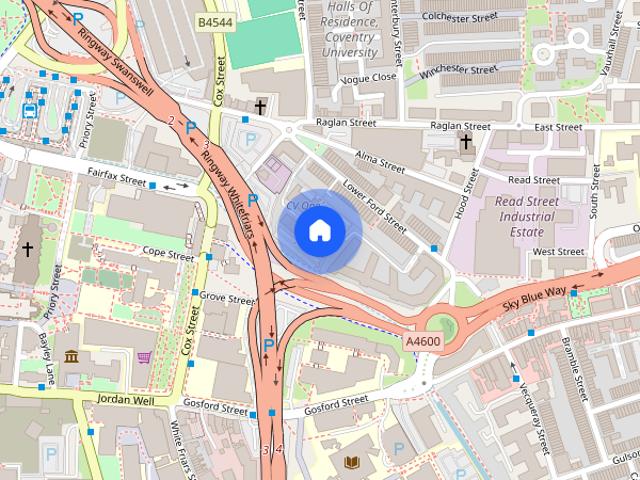 Monea Hall, Lower Ford Street, Coventry, West Midlands, CV1