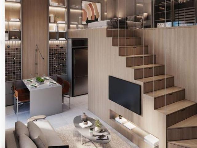 Moní Studio 27 m2, churrasqueira na varanda, no Alto da Glória AGL Altma