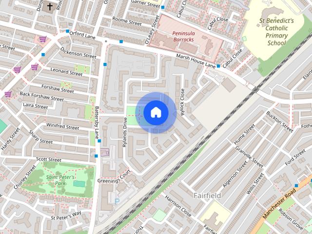 Monks Place, Warrington WA2 7DX