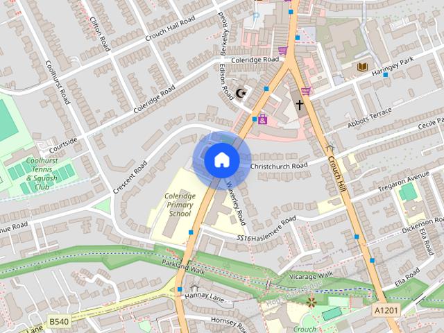 Monkridge, Crouch End Hill, N8