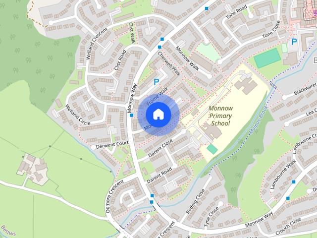 Monnow Walk, Bettws, NP20