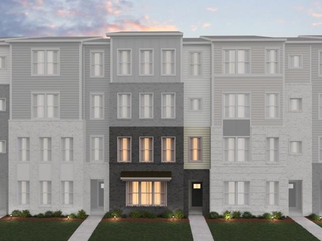 Monroe Plan Belmont Park Stacked Townhomes Community