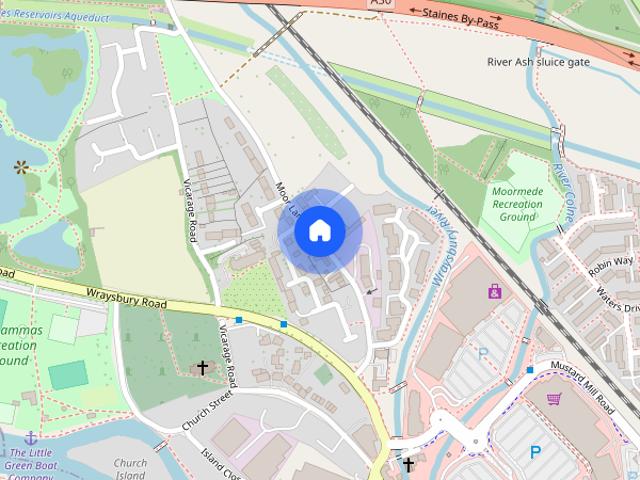 Moor Lane, Staines upon Thames, Surrey, TW18