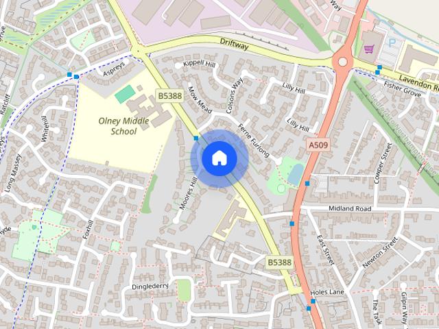 Moores Hill, Yardley Road, Olney, Buckinghamshire, MK46