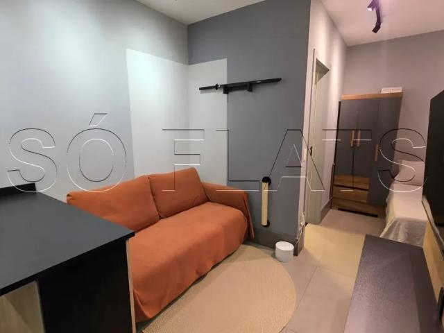 Mobi One Liberdade, apto disponível para locação contendo 38m² e 01 dormitório no Centro