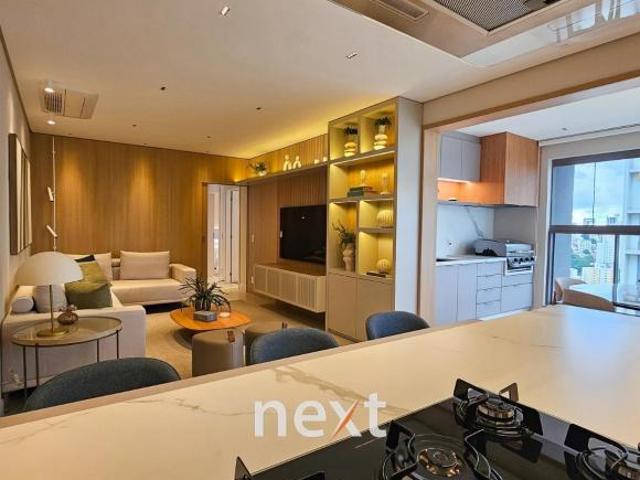 Mobiliado e decorado apto a venda na Nova Campinas com 3 suítes