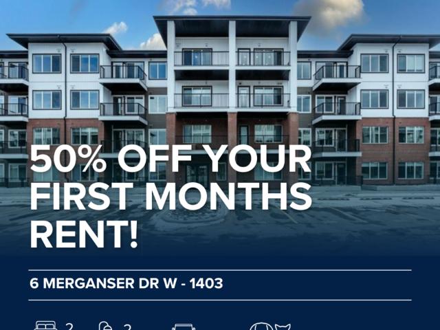 Modern 2 Beds, 2 Baths Apartment/Condo | Chestermere Living | HALF MONTH OFF for early move in