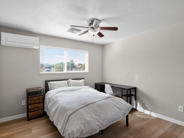 Modern Co Living in a newly renovated, private gated home available now! Fully furnished with a mini fridge, smart TV. Laundry and Wifi included. 10 mins to Downtown