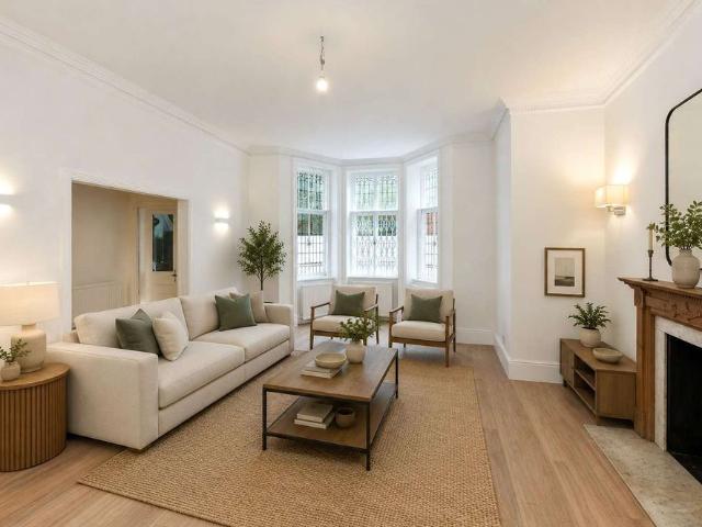 Modern and spacious garden maisonette situated on one of Primrose Hill’s most desirable tree lined roads