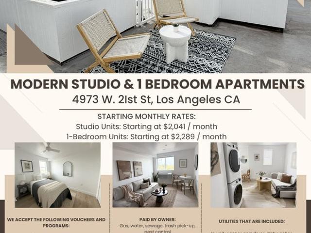 Modern Studio with 1 Bed room