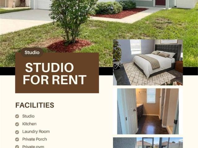 “Modern StudioFully Furnished