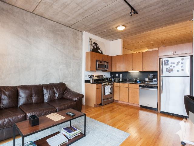 Modern River North Loft with Private Balcony