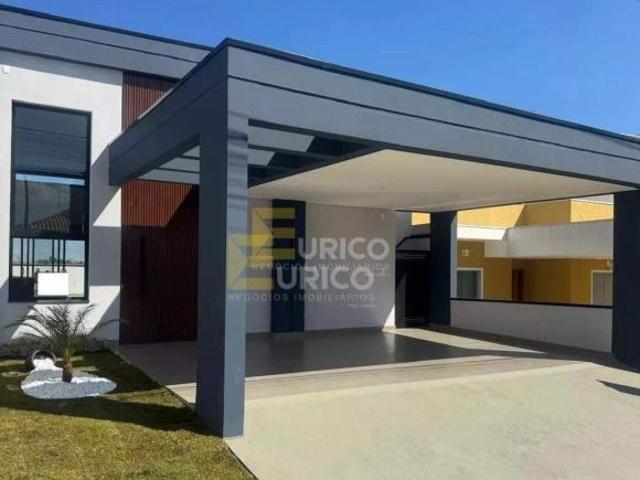 Moderna casa térrea para venda no condomínio Phytus