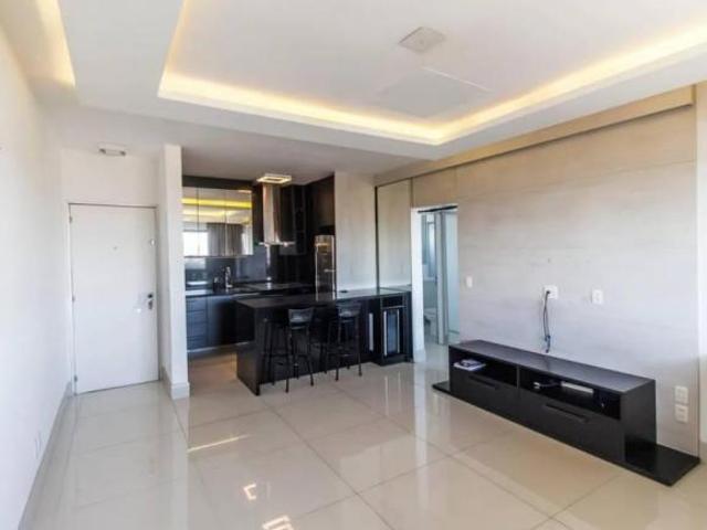 Moderno Flat Mobiliado à Venda em Alphaville 1 Dormitório, Piscina e Segurança 24h!