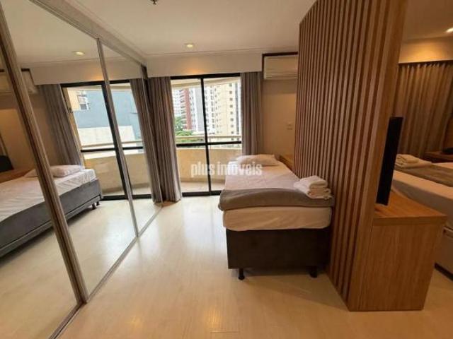 Moema studio 35 m² 1 vaga lazer completo mobiliado