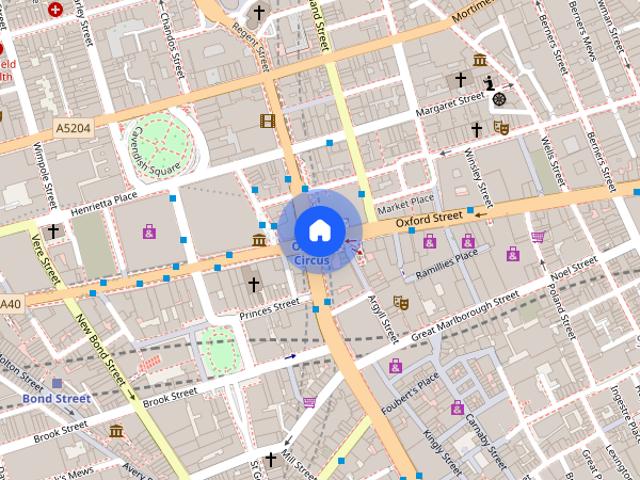 Mortimer Street, Oxford Circus, W1W