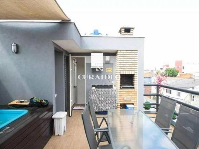 Moradia perfeita para a família: Sobrado com 2 quartos, sendo 2 Suítes, 2 vagas e área com churra