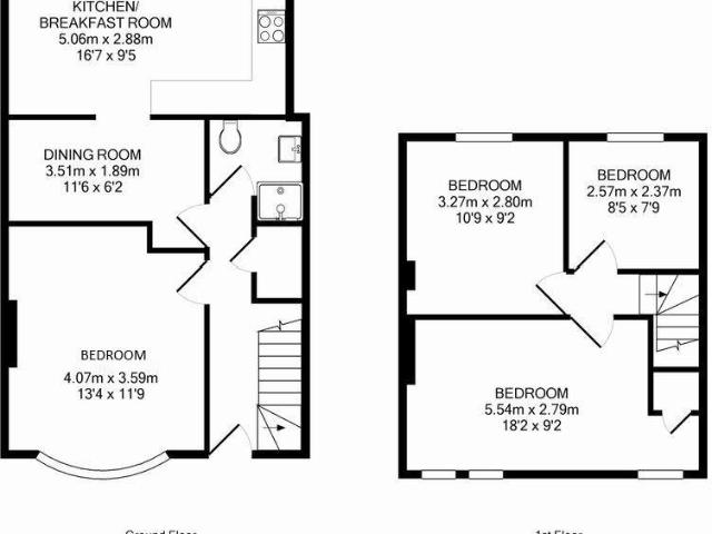 Morden SM4 4 bed terraced house to rent £2,450 pcm £565 pw