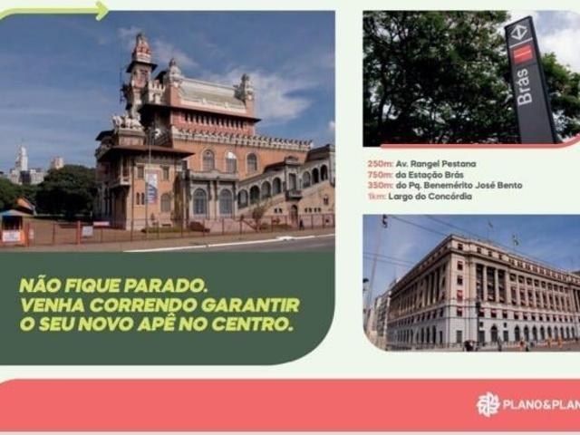 More no Brás 1 dormitórios com varanda entrada facilitada