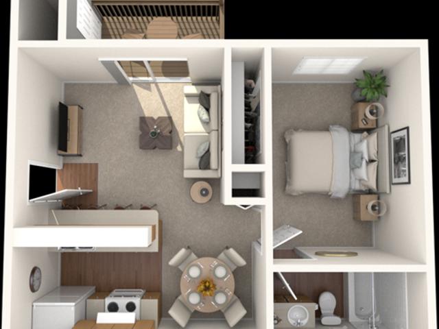 Morgan Park 1 Bedroom Apartment for Rent at 8902 N 19th Ave, Phoenix, AZ 85021