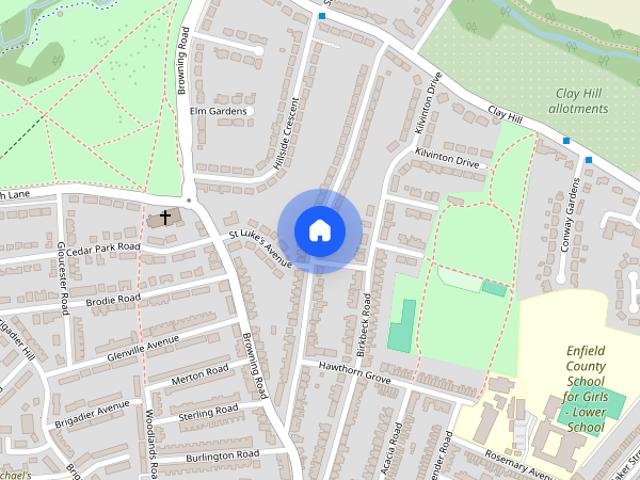 Morley Hill, Enfield, Middlesex, EN2