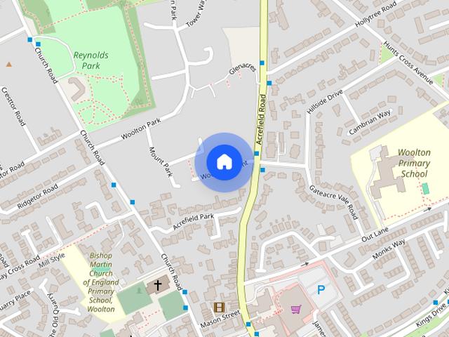 Mount Street, Woolton, Liverpool, Merseyside, L25