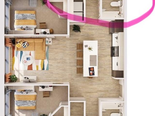 MOVE IN READY SUBLEASE AT THE DAVY