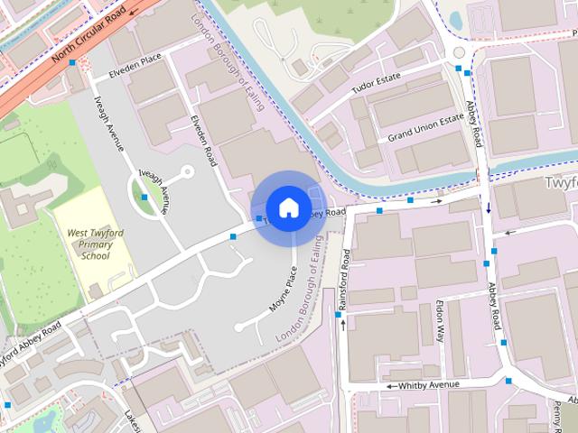 Moyne Place, Twyford Abbey Road