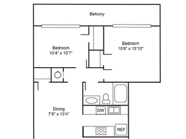 MRG Boulders Apartments Ltd 2 Bedroom Apartment for Rent at 4421 82nd St, Lubbock, TX 79424