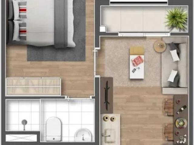 Mundo Apto Brooklin, 25 35 m², 1 ou 2 dorm, com opção de suíte, vaga
