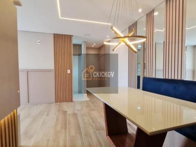 MUDE JÁ Ed. Natalia Club House NOVO, MOBILIADO e DECORADO no CENTRO de Indaiatuba. Com 81m² de